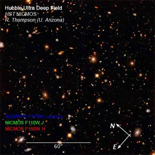 Hubble Ultra Deep Field Infrared View of Galaxies Billions of Light-Years Away - NASA Science